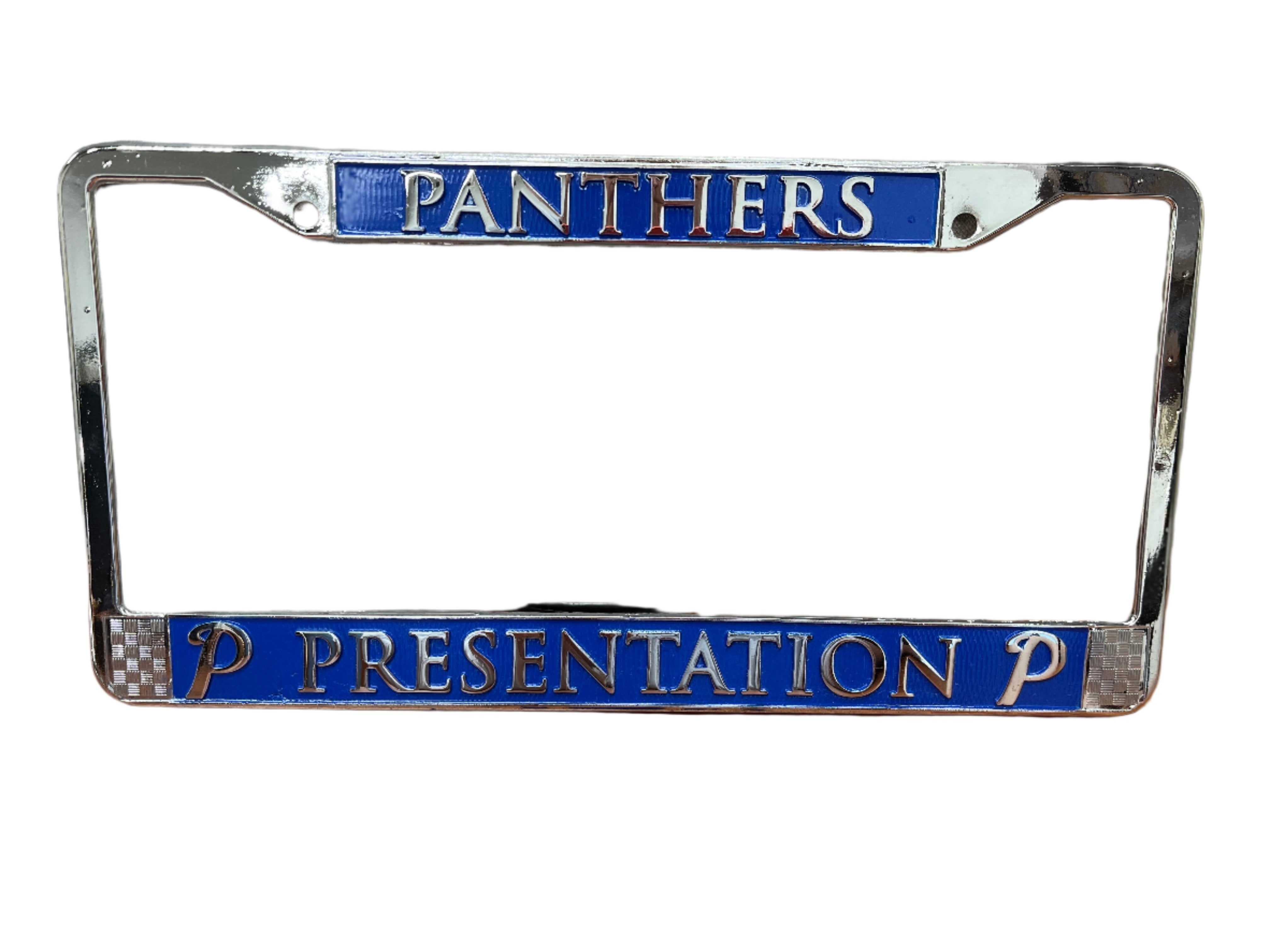 License plate frame – Presentation Locker